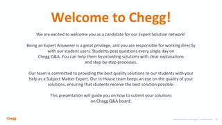 QA and guidelines for chegg | PDF