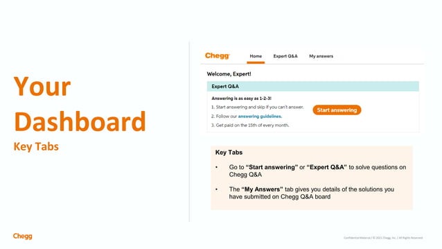 QA and guidelines for chegg | PDF