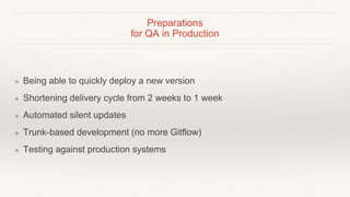 Testing in Production | PPT