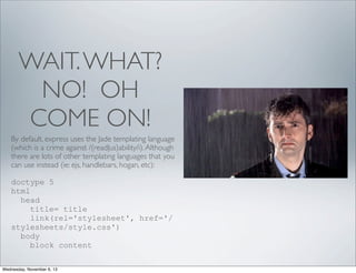 Introduction to Express and Grunt | PPT