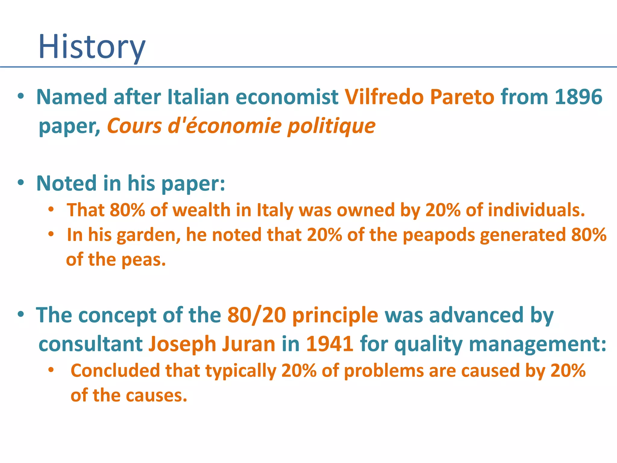 Pareto Principle Applied to QA | PPTX