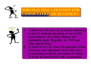 Q&A Parole And Executive Clemency | PPT