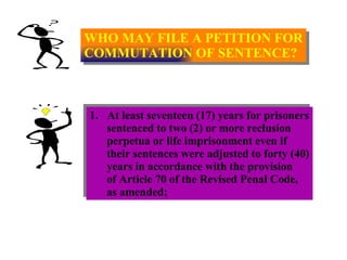 Q&A Parole And Executive Clemency | PPT