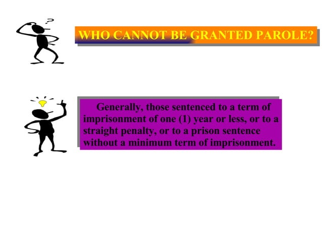 Q&A Parole And Executive Clemency | PPT