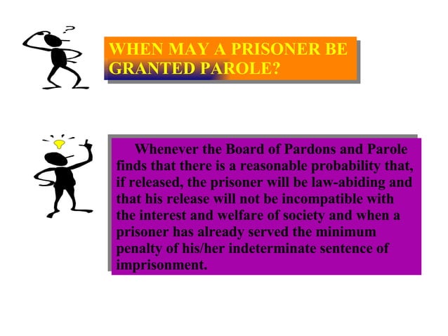 Q&A Parole And Executive Clemency | PPT