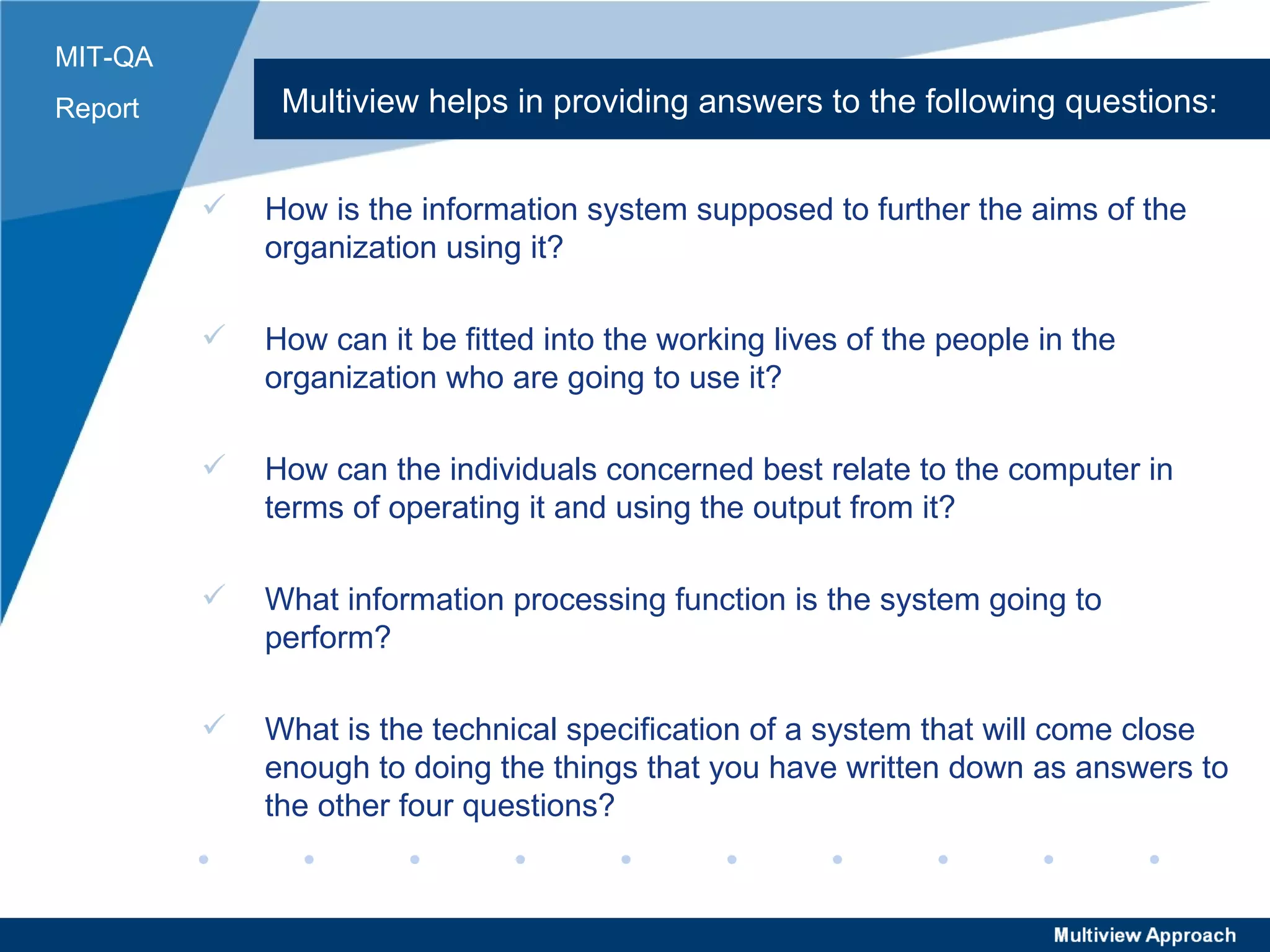 Multiview Methodology | PPT
