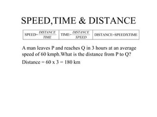 Qa01 time and distance | PPTX