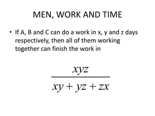 Qa01 time and work | PPTX