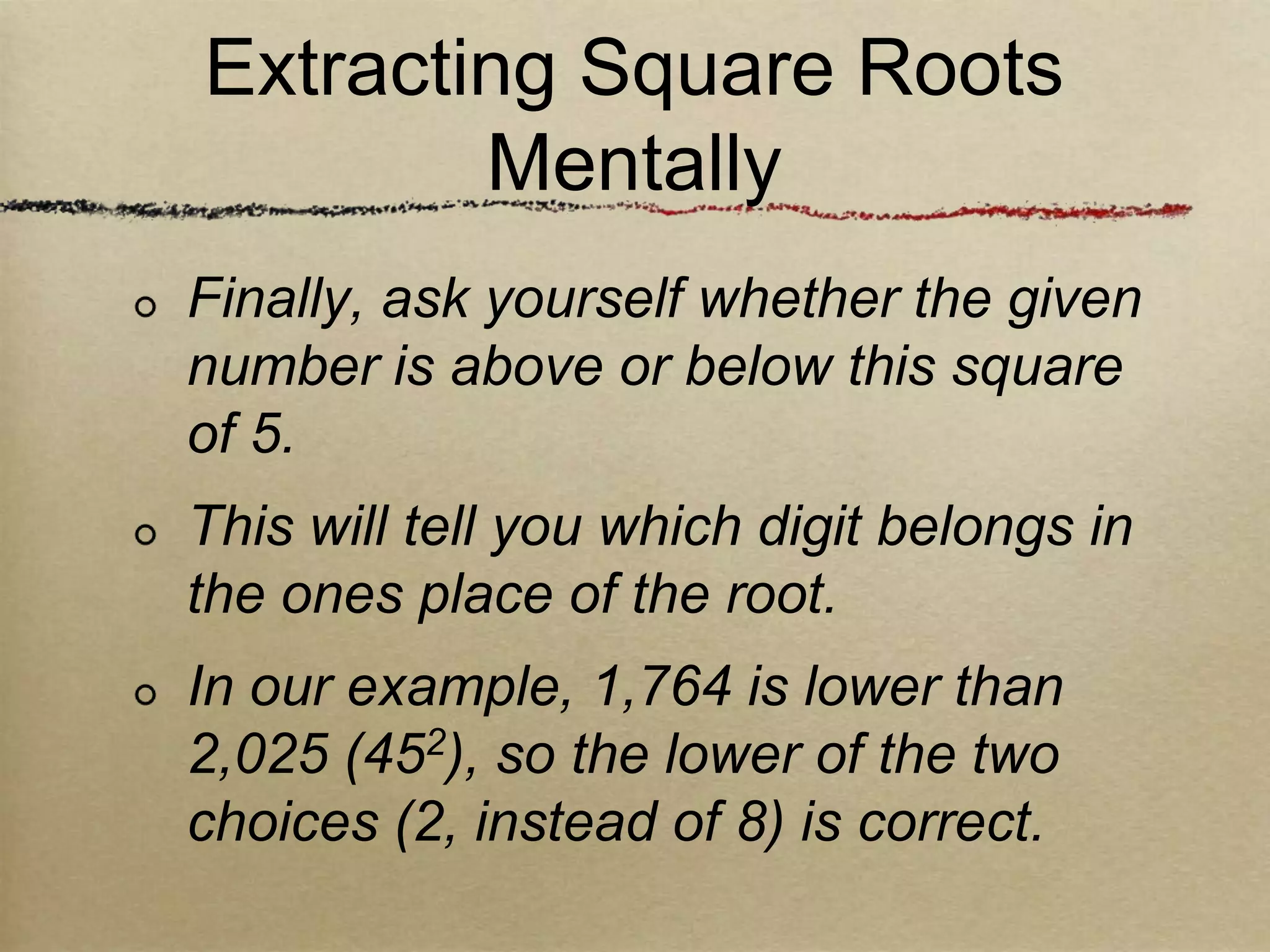 Qa05 square root and cube root | PPTX