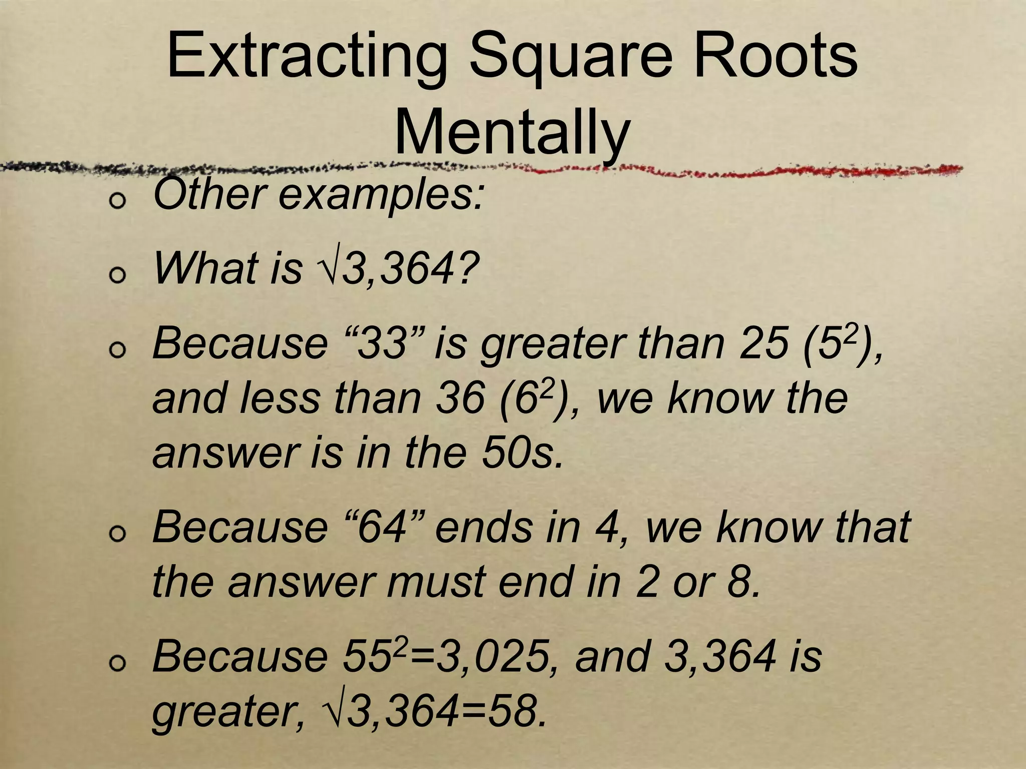 Qa05 square root and cube root | PPT
