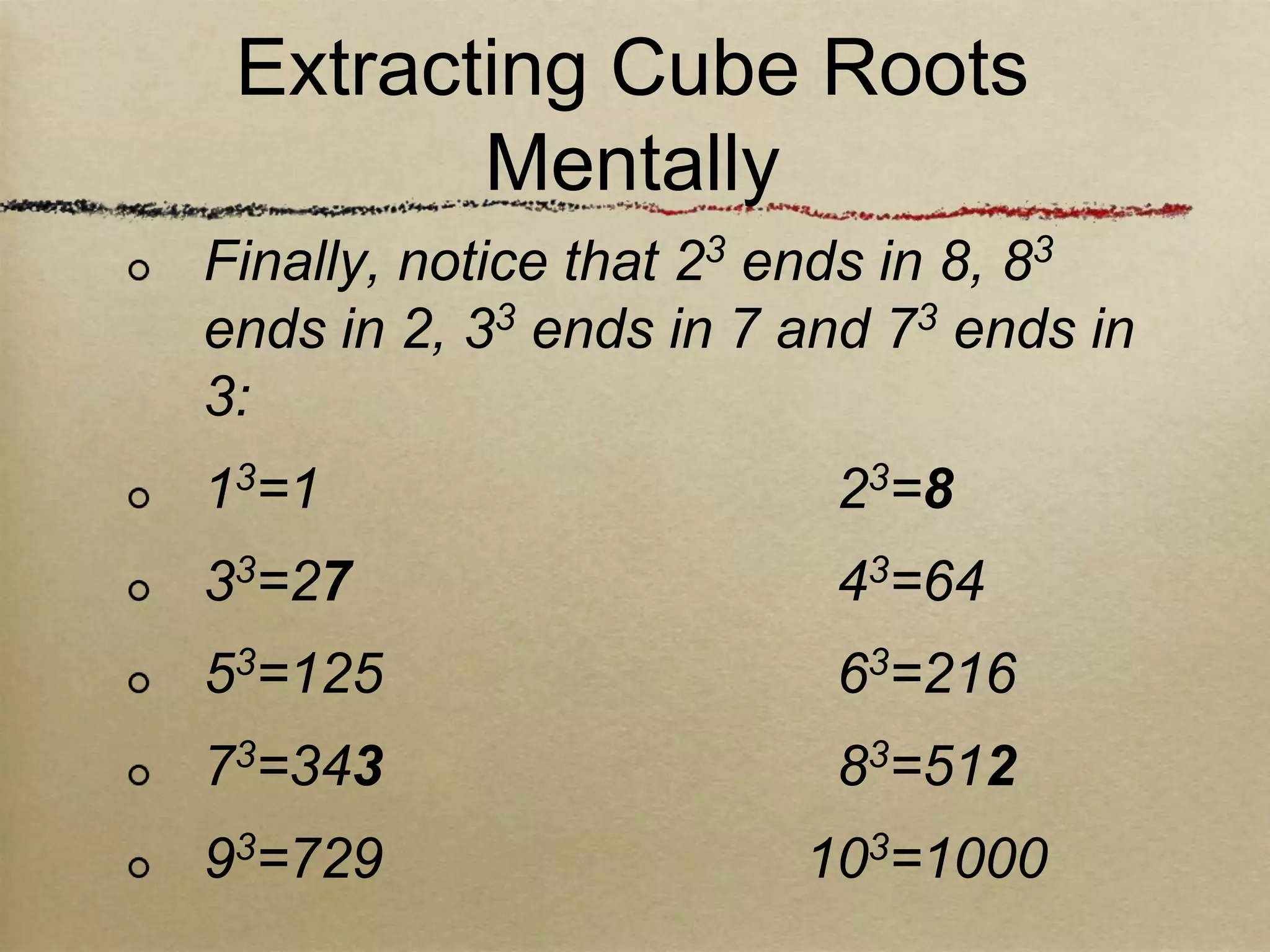 Qa05 square root and cube root | PPT