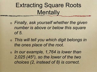 Qa05 square root and cube root | PPT