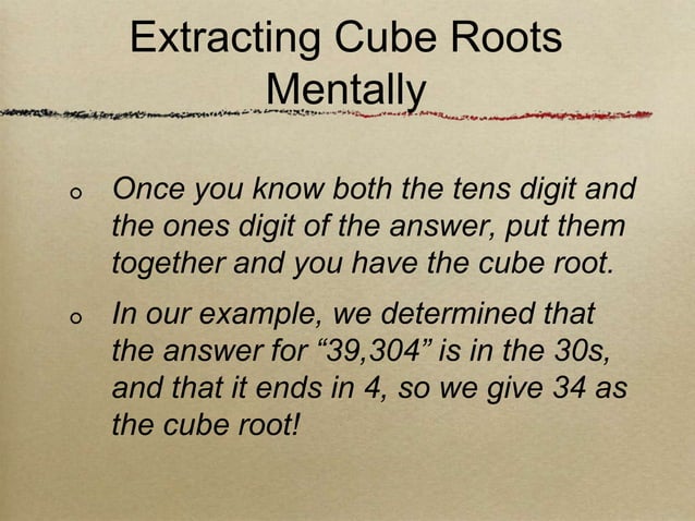 Qa05 square root and cube root | PPT