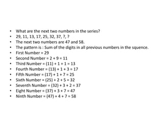 Qa08 missing numbers | PPTX