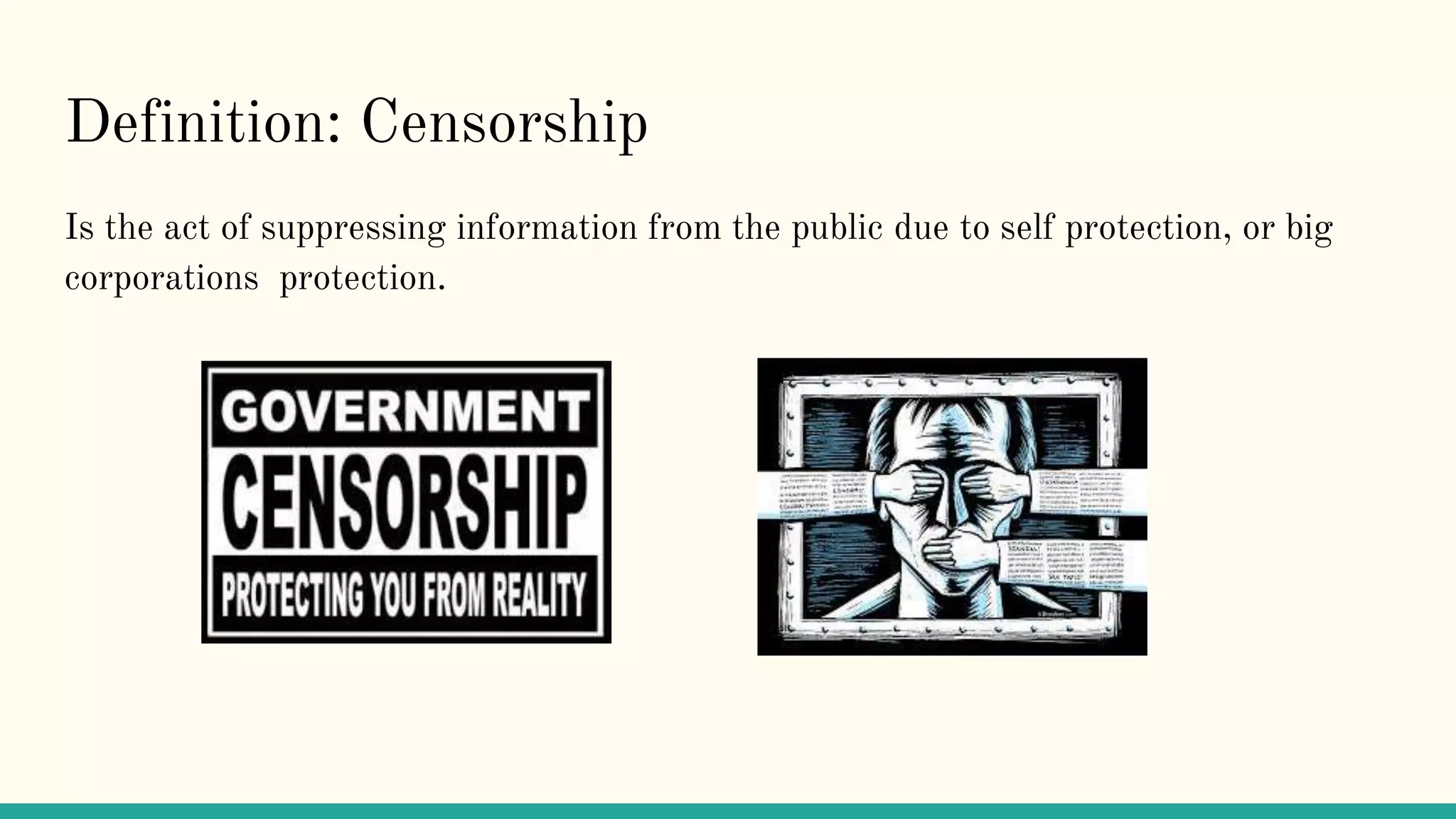 Censorship | PPTX