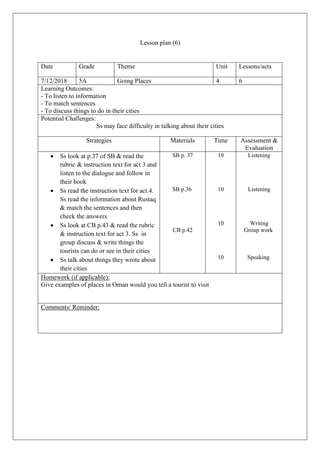 Unit plan4 | PDF