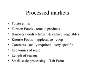 Vegetable marketing | PPT