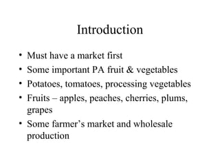 Vegetable marketing | PPT