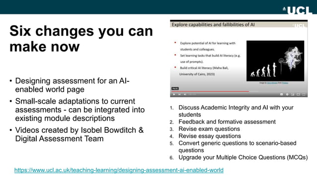 Redesigning assessments for a world with artificial intelligence | PPTX ...