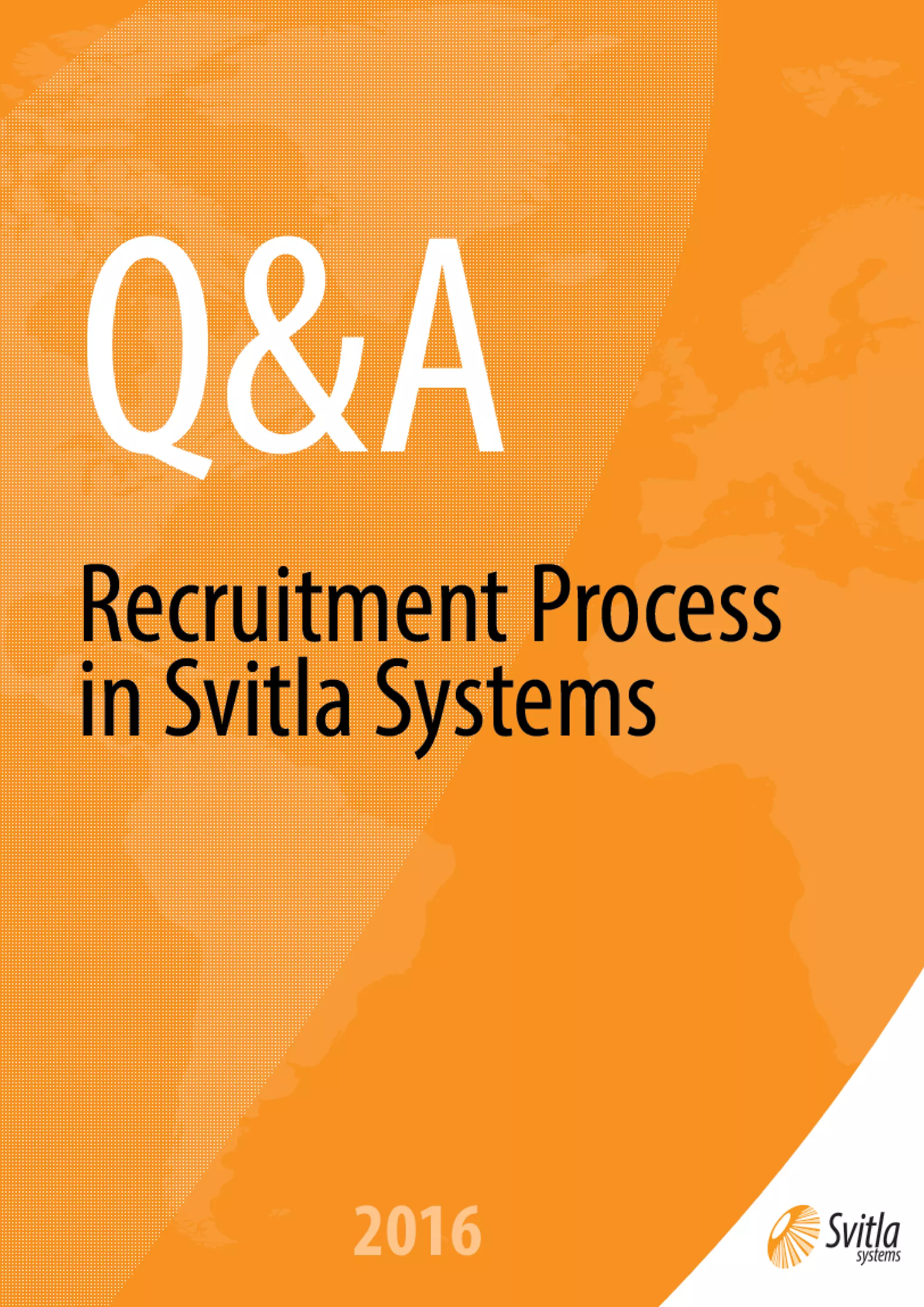 Svitla Systems: Q&A about recruitment process | PDF