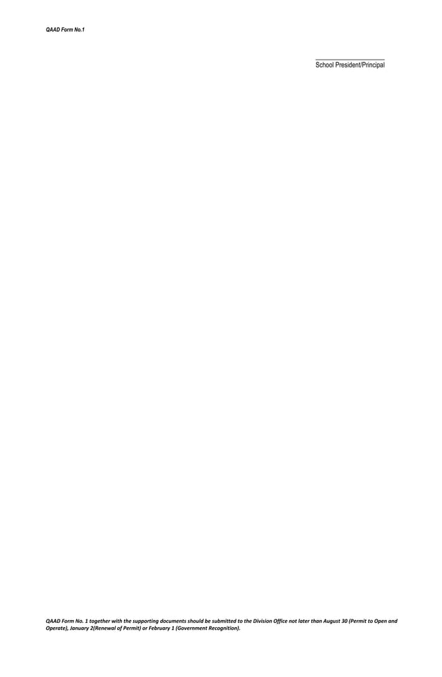 QAAD Form 1- Application for Government Temporary Permit and ...