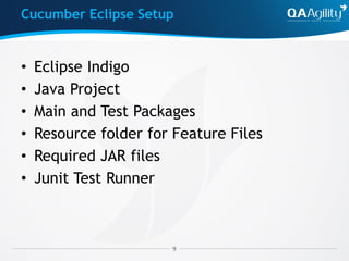 QAAgility Presentation - Cucumber with Appium | PDF