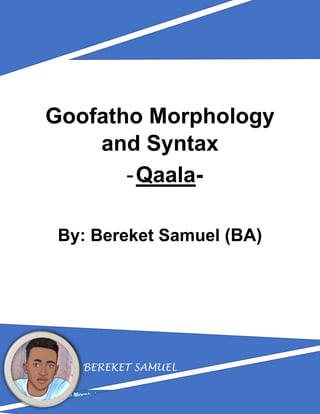 Gofatho- Morphology And Syntax | PDF
