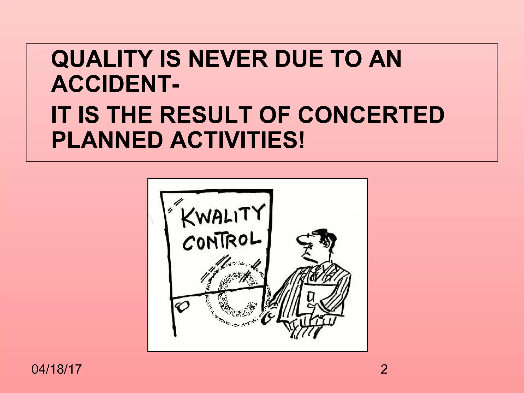 quality assurance and quality control | PPT