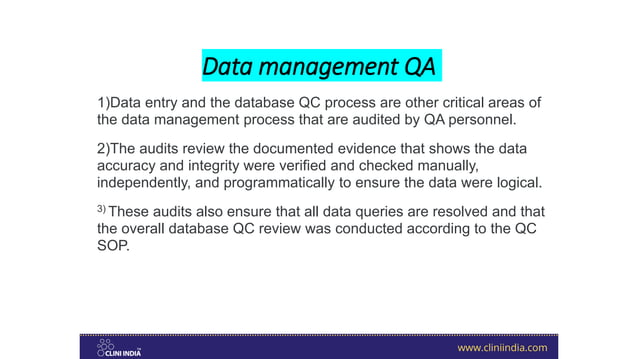 QA and QC in CDM_15-Sep -2021.pptx | Databases | Computer Software and Applications