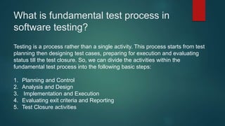 Quality Assurance and Testing services | PPT