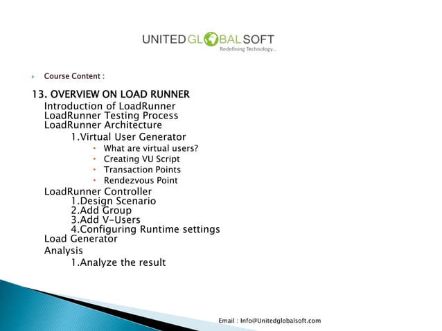 Qa Automation Testing Online Training In India Ppt 2254