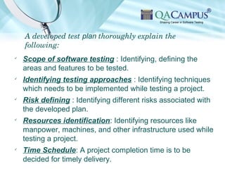 QACampus PPT (STLC) | PPT