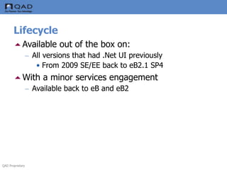 QAD .NetUI 2009 - Operational Metrics.ppt