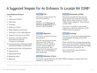 First 1000 Days Manual of Procedures | PDF