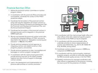 First 1000 Days Manual of Procedures | PDF