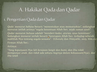 Qada dan qadar | PPTX