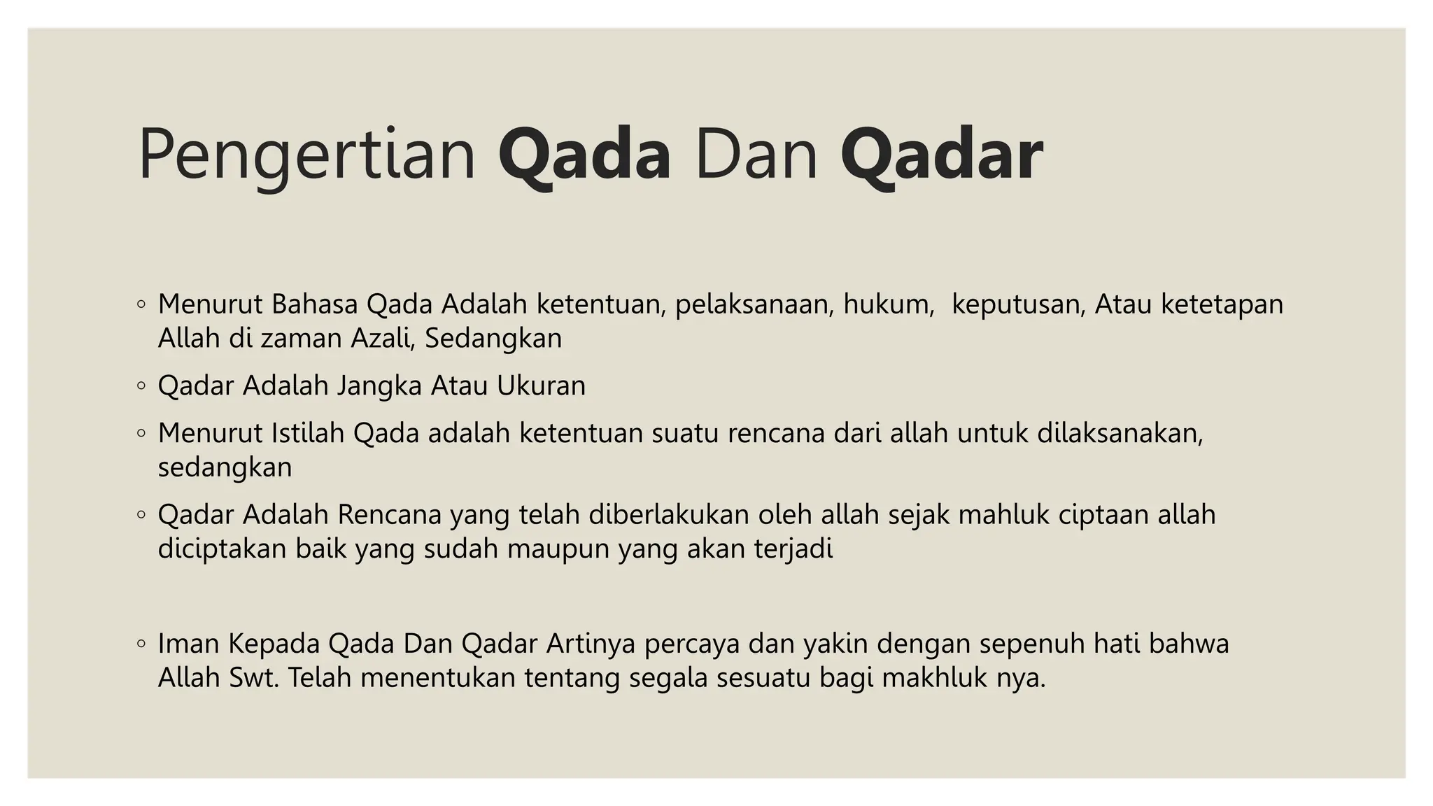 Qada dan Qadar kl.2.pptxpppppppppppppppppp | PPTX