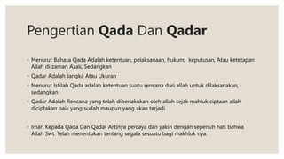 Qada dan Qadar kl.2.pptxpppppppppppppppppp | PPTX