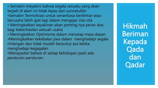 Qada dan Qadar kl.2.pptxpppppppppppppppppp | PPTX