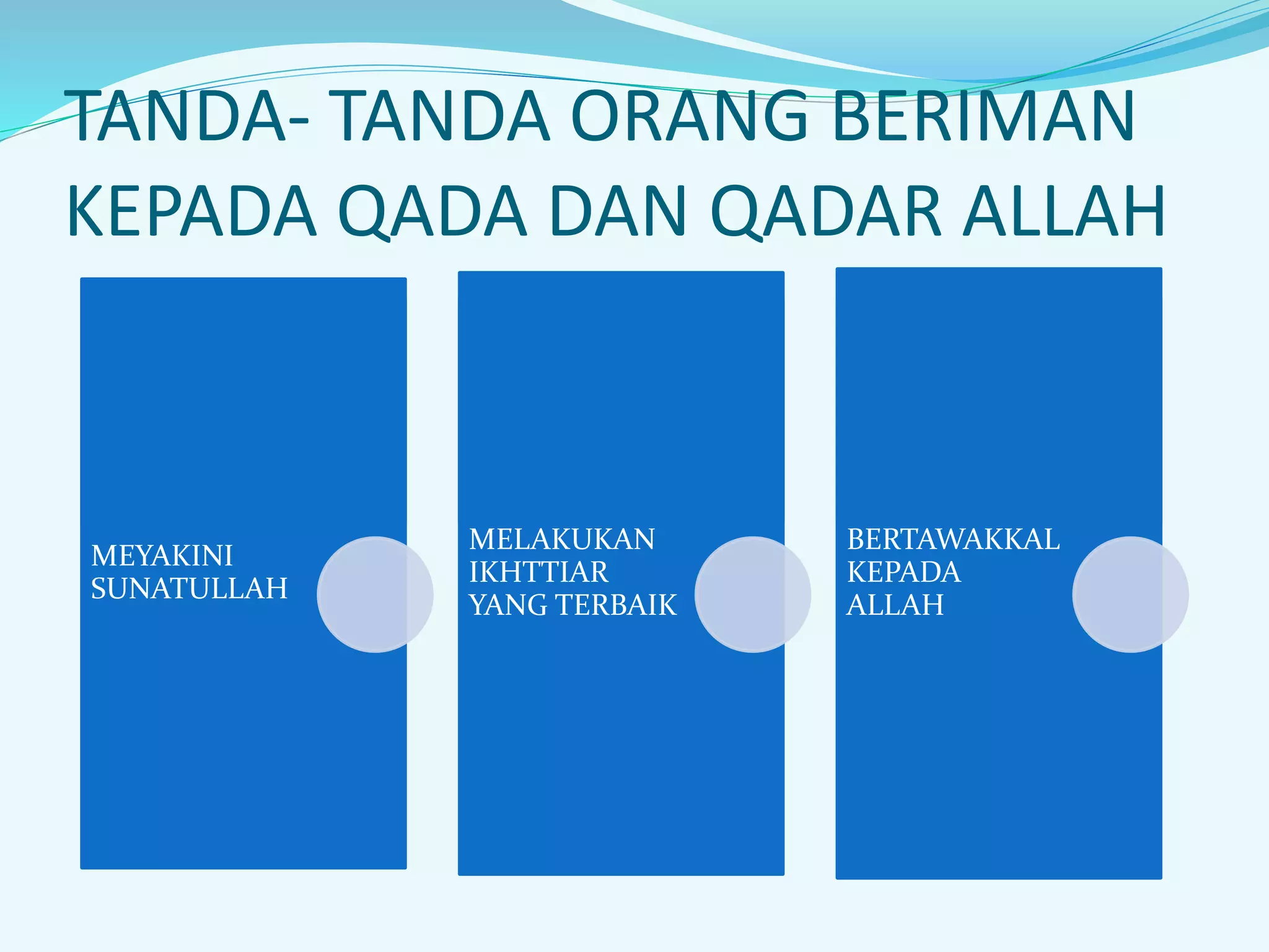 Qada, qadar dan persatuan, kerukunan | PPTX