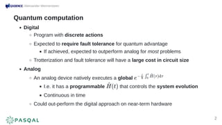 Qadence: A differentiable interface for digital-analog quantum programs ...