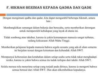 Qadha dan qadr | PPT