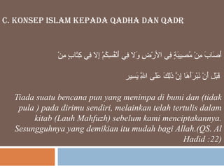 Qadha dan qadr | PPT