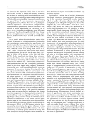 Writing Apprehension Among English as a Foreign Language Postgraduate ...