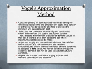 Transportation Modelling - Quantitative Analysis and Discrete Maths | PPTX