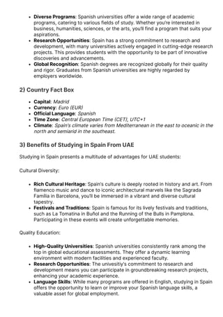 Embark on Your Study Journey with Study in Spain | PDF