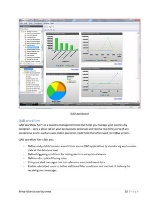 QAD solution (ENG) | PDF
