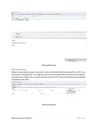 QAD solution (ENG) | PDF