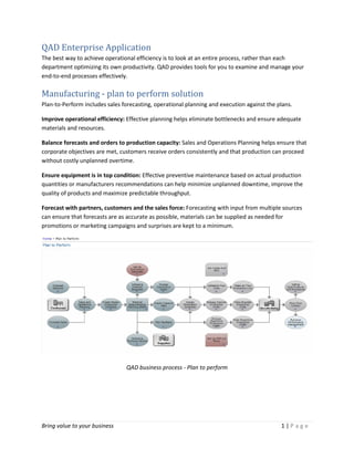QAD solution (ENG) | PDF