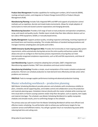 QAD solution (ENG) | PDF